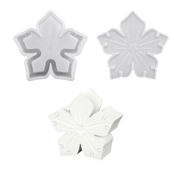 7829 Reusable Silicones Flower Pot Mold For Handmade Epoxy Resin ...