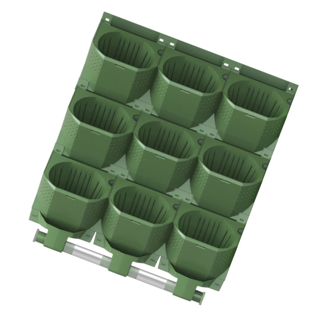 7829 Wall Mounted Planter for Home Plastic Pot Balcony Plant Vegetable ...