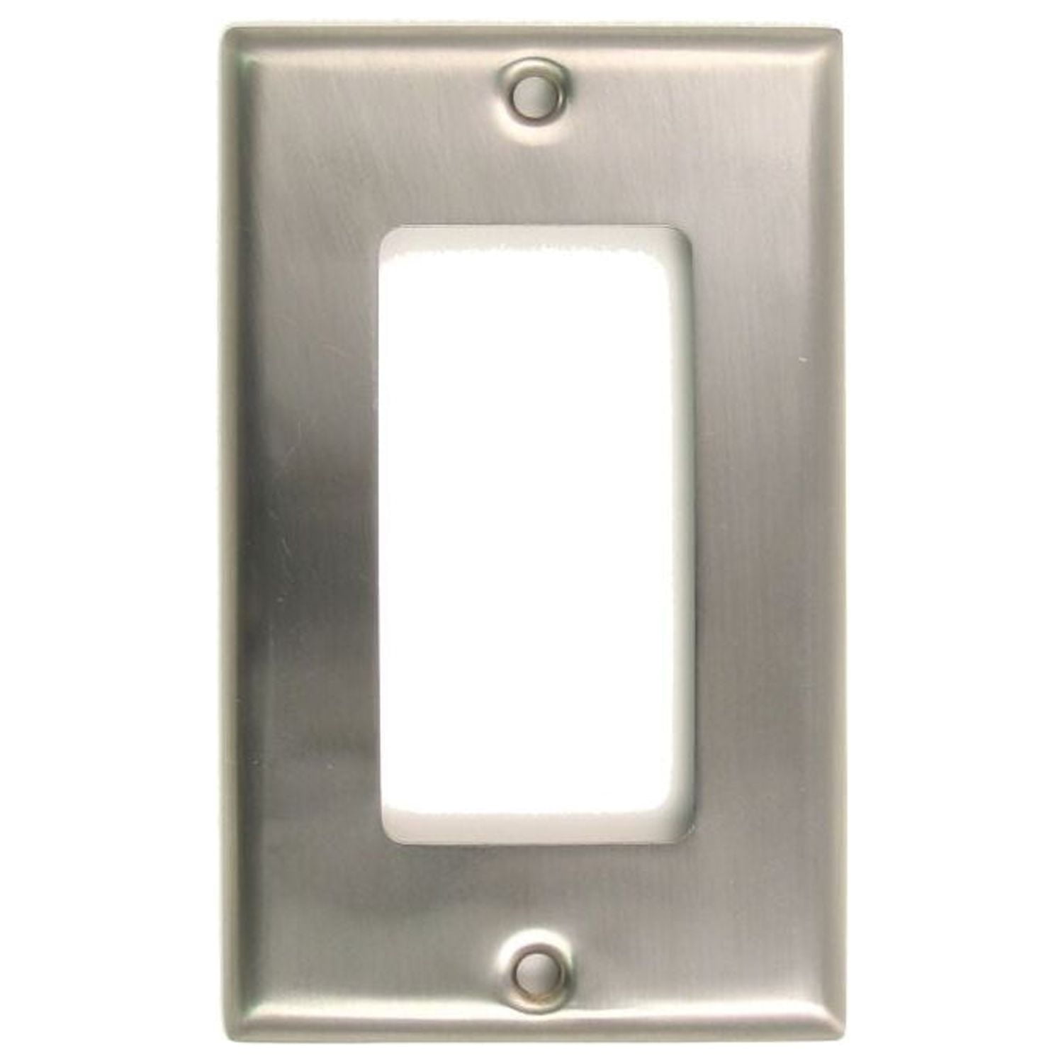 784SN Single Rocker Switch Plate Satin Nickel Finish - Walmart.com