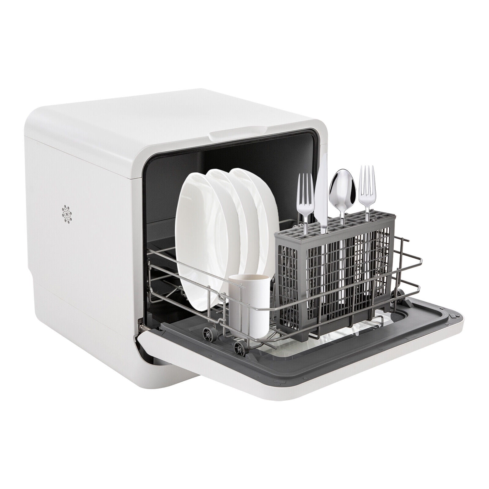 785W 3-in-1 Function Portable Compact Countertop Mini Dishwasher with ...