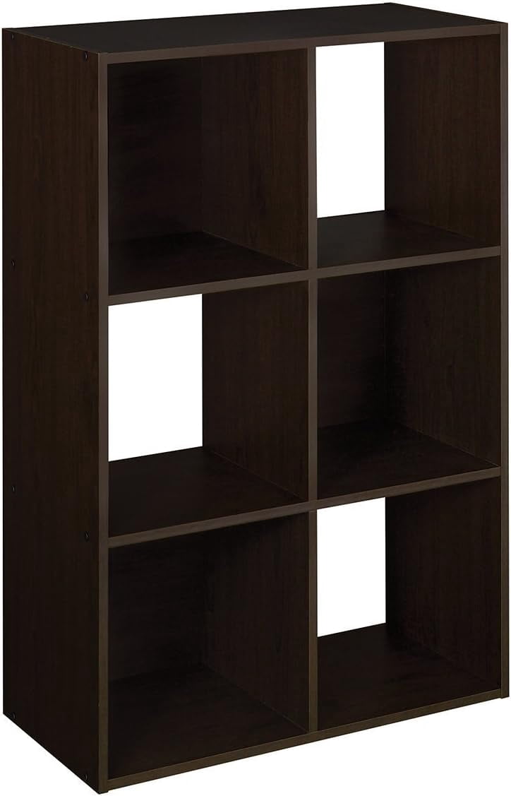 78815 Cubeicals Organizer, 6-Cube, Espresso - Walmart.com