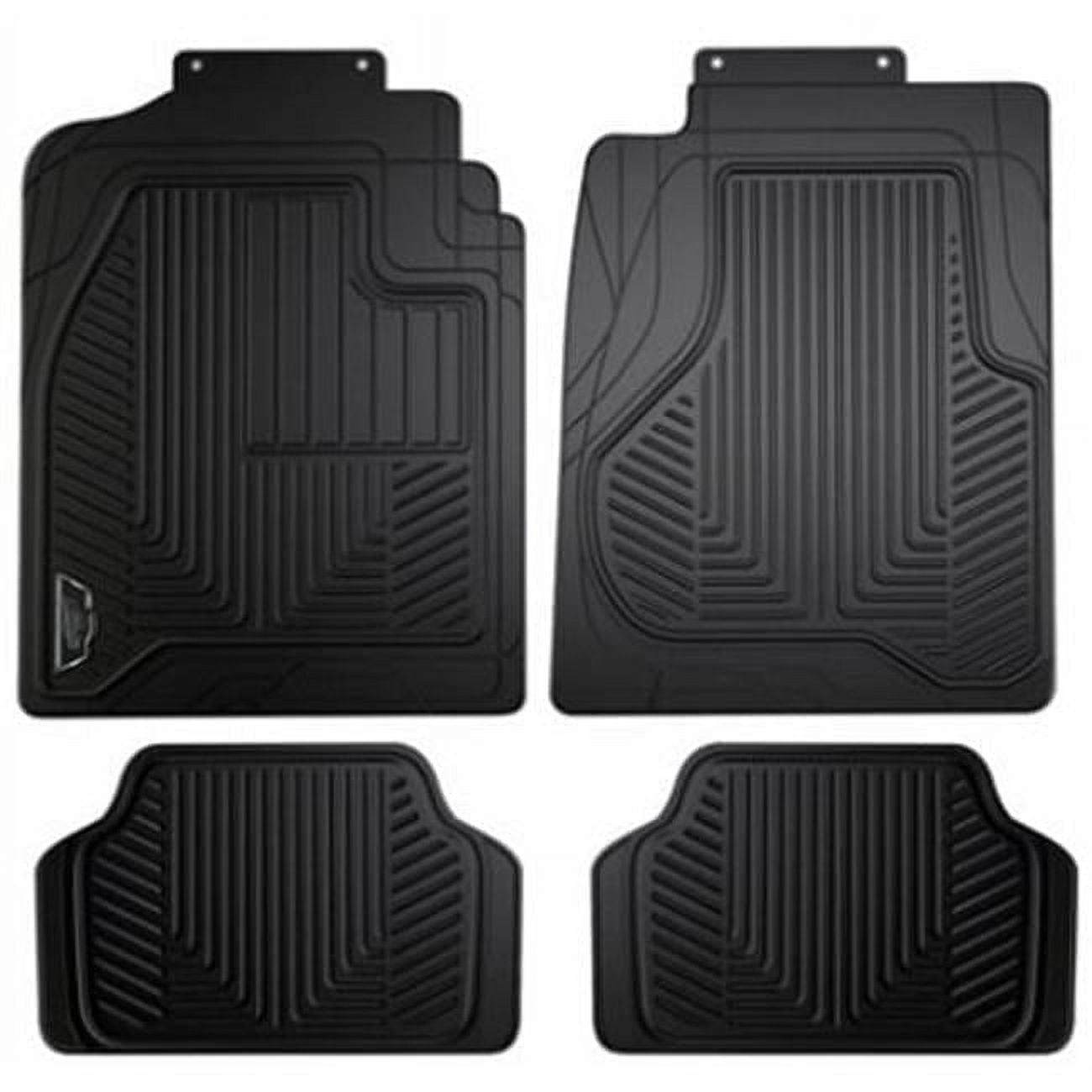 78990 Black Full Coverage Heavy Duty Rubber Truck Floor Mat - Walmart.com