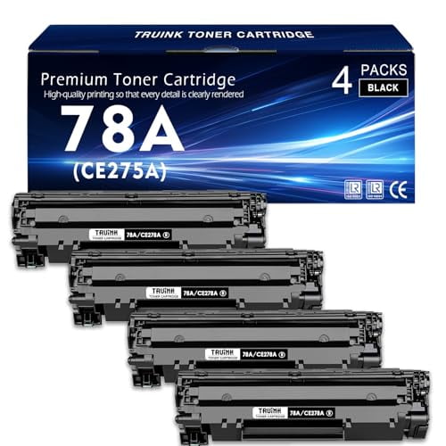 78A Toner Cartridge 4-Pack Replacement for HP 78A | CE278A Toner ...
