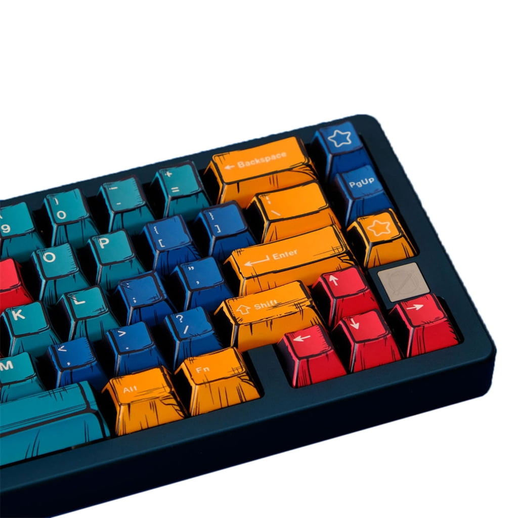 78Keys Customizeds Palette Mixed Lights BOWs Keycaps PBT Dye ...