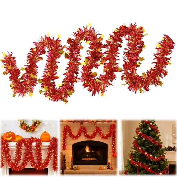 Red And Gold Garland
