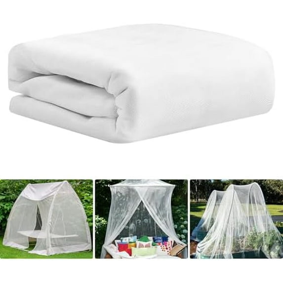 78x10Ft Mosquito Netting Garden Mesh Netting, Bug Insect Mosquito Fly ...
