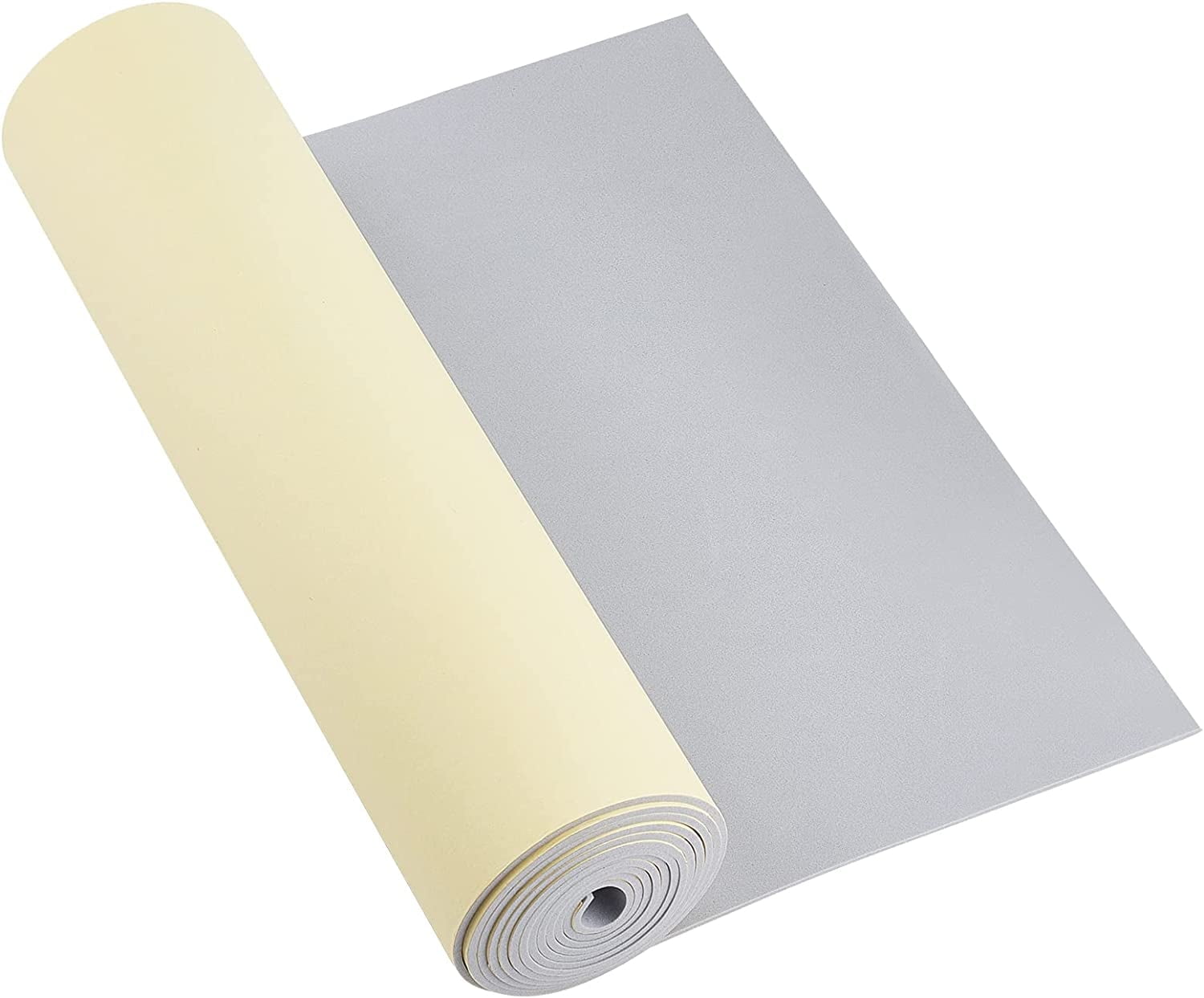 78x12 Inch Self Adhesive Foam Roll 2mm Thick Dark Gray EVA Foam Sheets ...