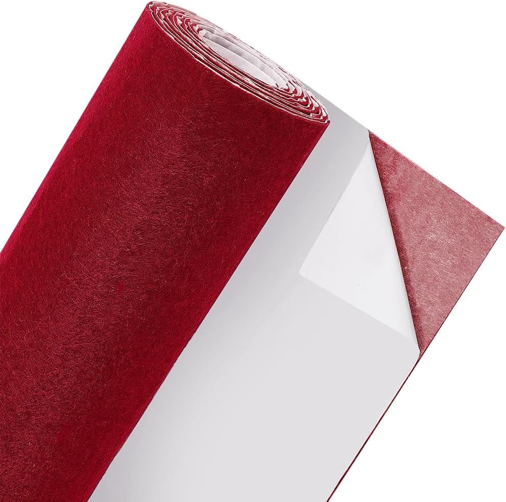 78x15.7 Inch FireBrick Felt Roll Self Adhesive Craft Felt Fabric Soft ...