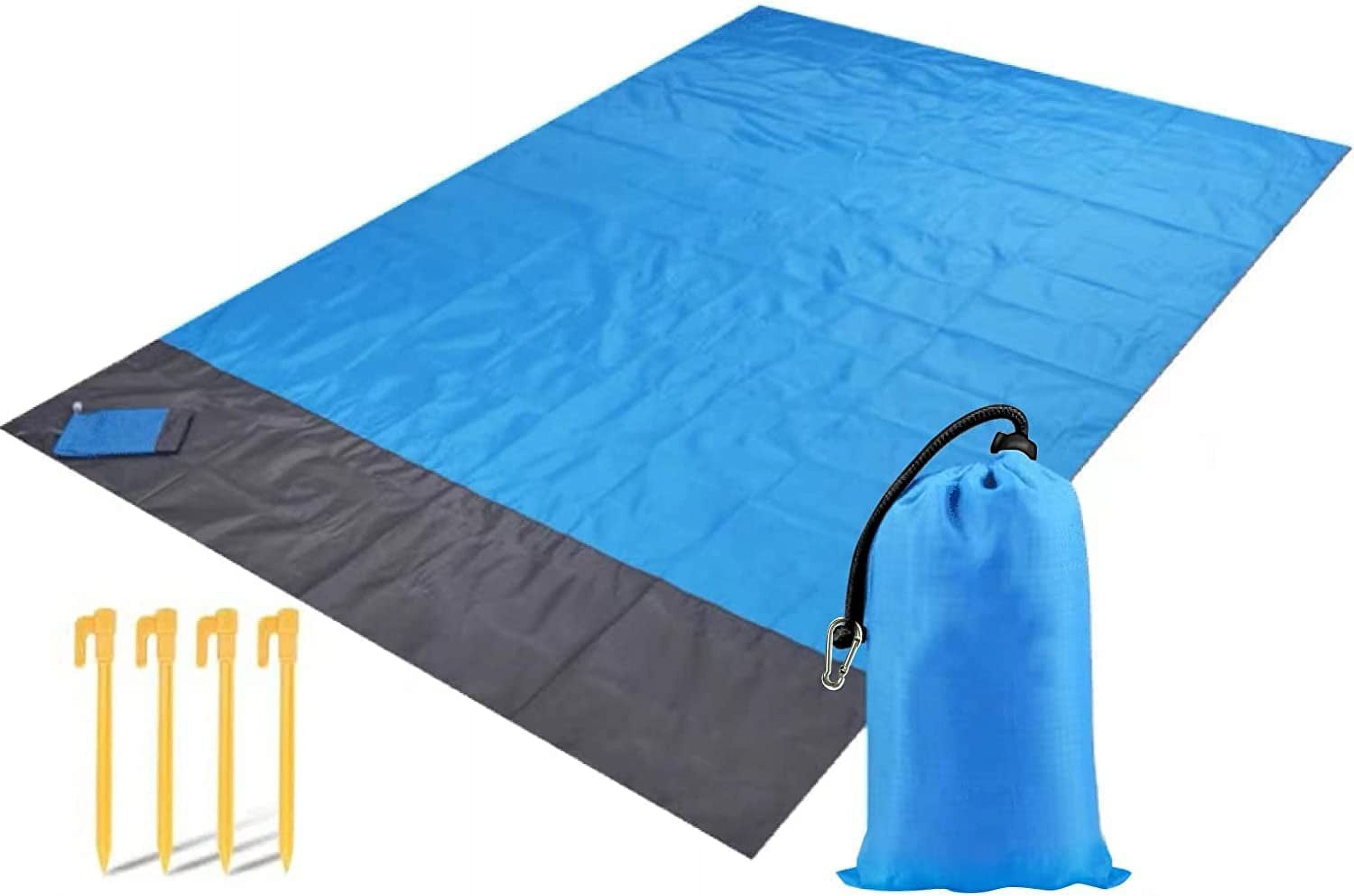79''×55'' Picnic Blankets Waterproof Sandproof Oversize Blanket for 4-6 ...