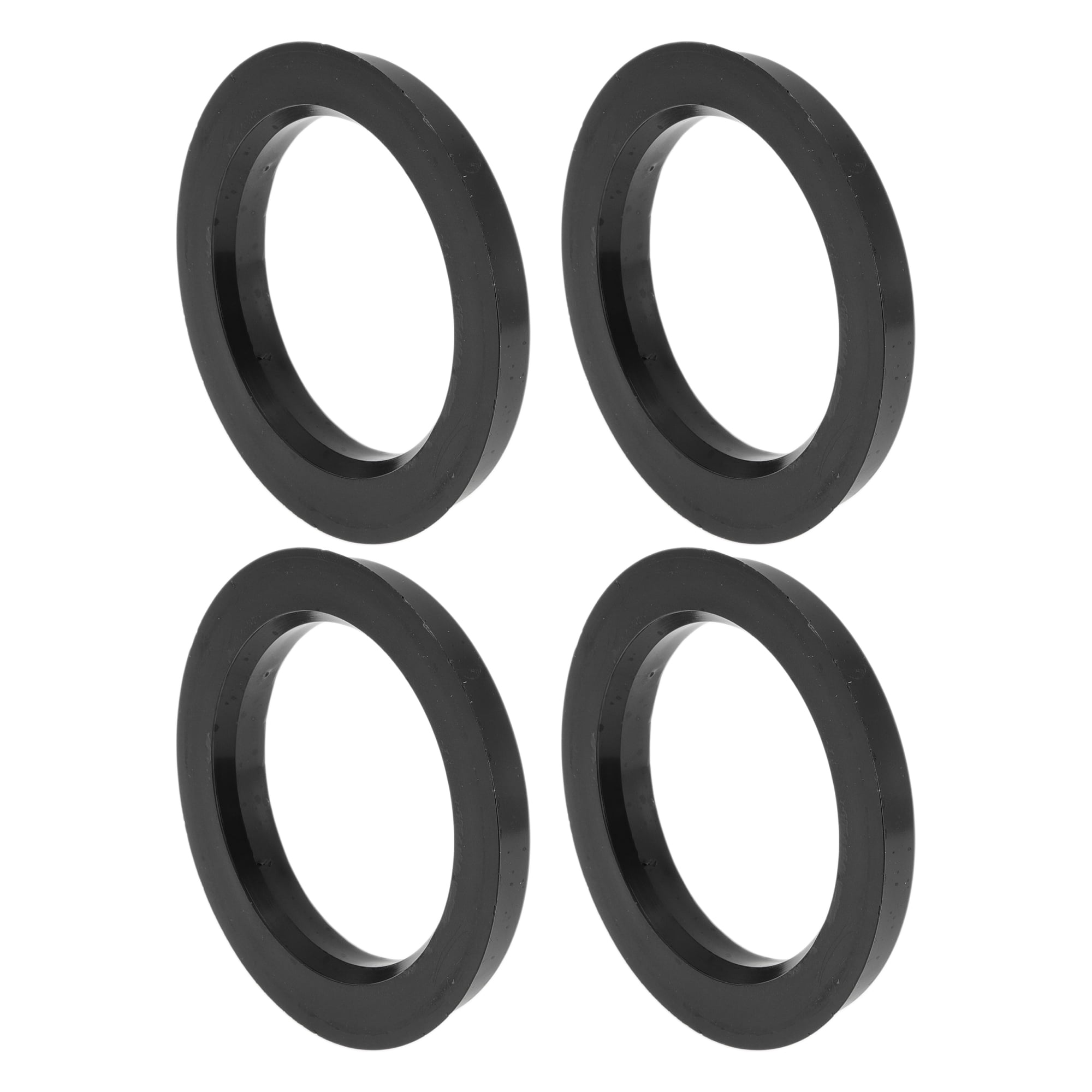 Unique Bargains 4Pcs Wheel Hub Centric Rings Black Polycarbonate Wheels ...