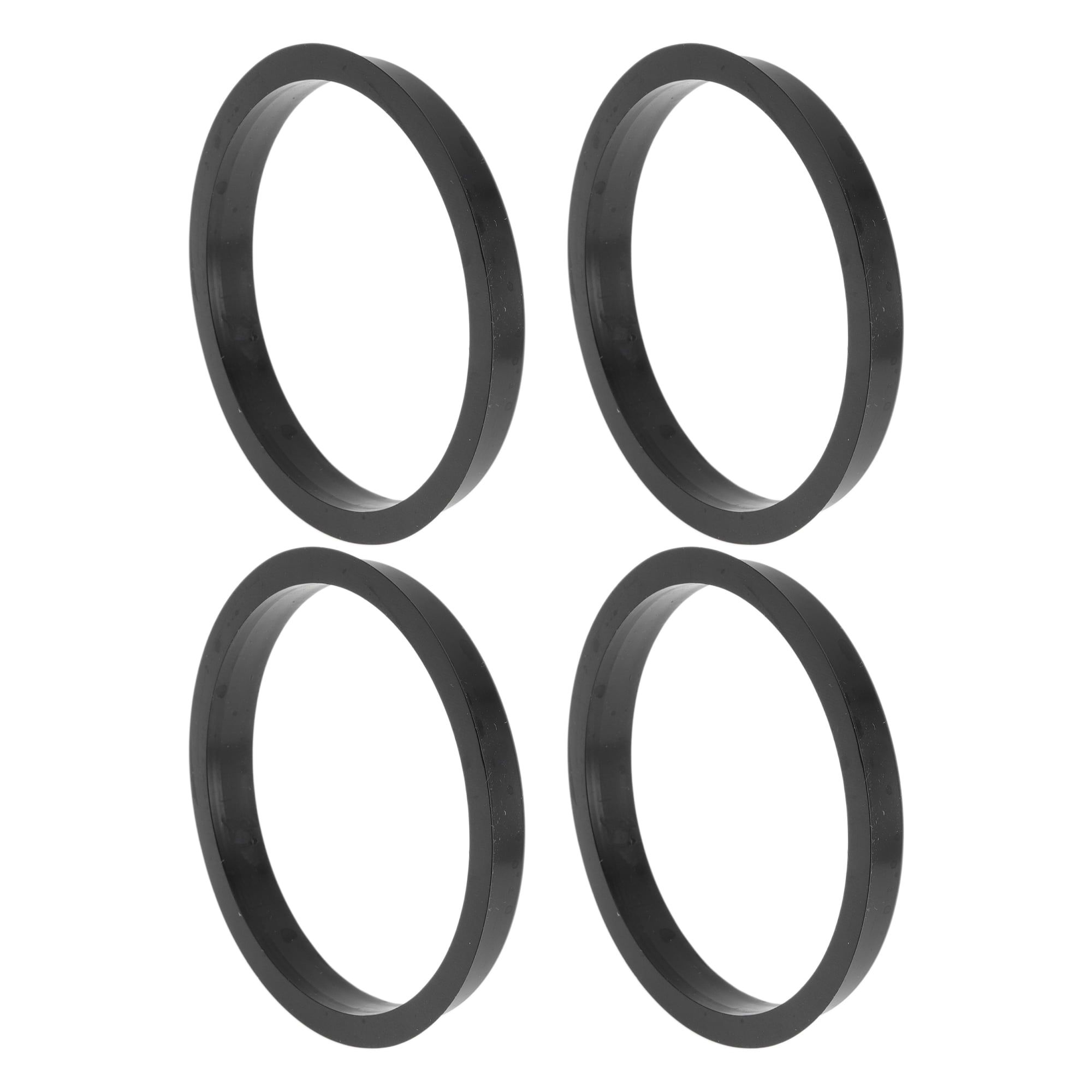 Unique Bargains 4Pcs Wheel Hub Centric Rings Black Polycarbonate Wheels ...