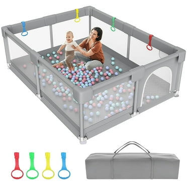Baby Playpen 8 Panel, Kidzone - Kids' Playard, Child Activity Pen, ASTM ...