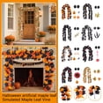 79 Inch Artificial Maple Leaf Garland Fall and Halloween Decor for Home ...