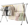 79 Inches Stainless Steel Clothes Drying Rack, Heavy Duty Laundry ...