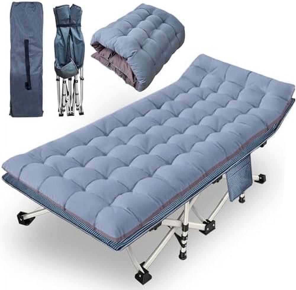 79" L x 32" W x 18" H Oversize XXL Camping Cot with Comfortable ...