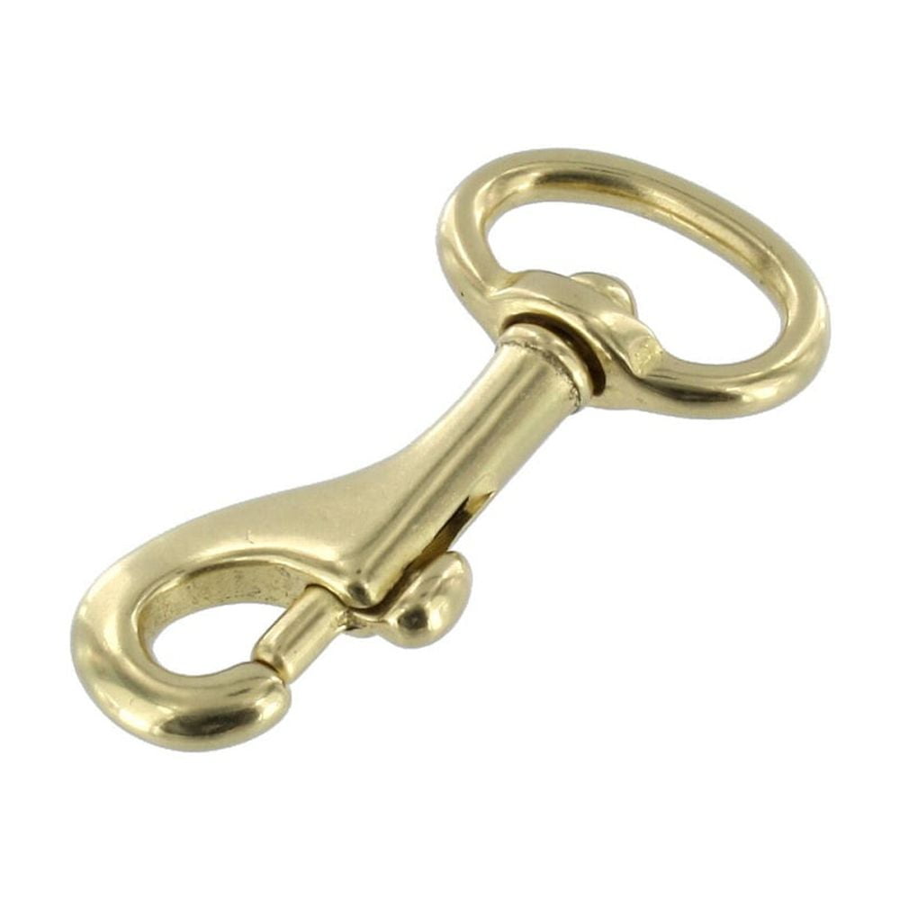 79 Natural Brass, Swivel Bolt Snap, Solid Brass-LL, 3/4" - Walmart.com