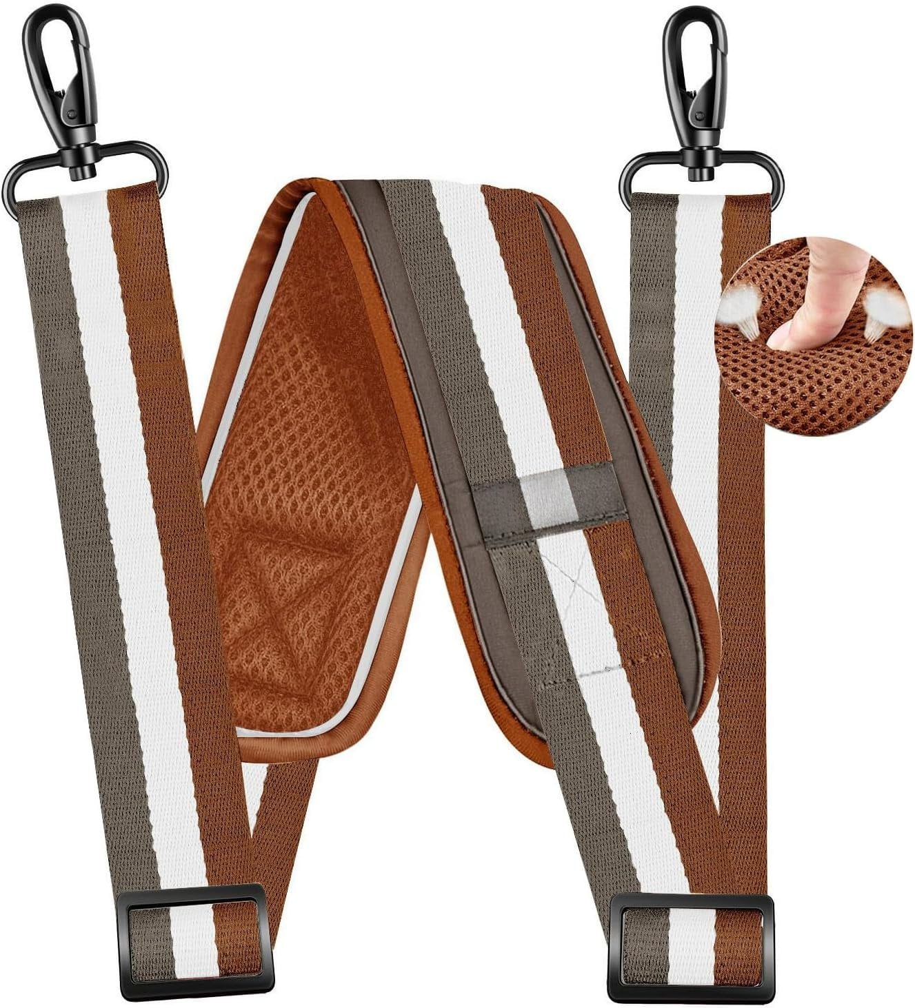 79 inch Strap, Extra-thick Fixed Cushion Pad and Dual Clasps Universal ...