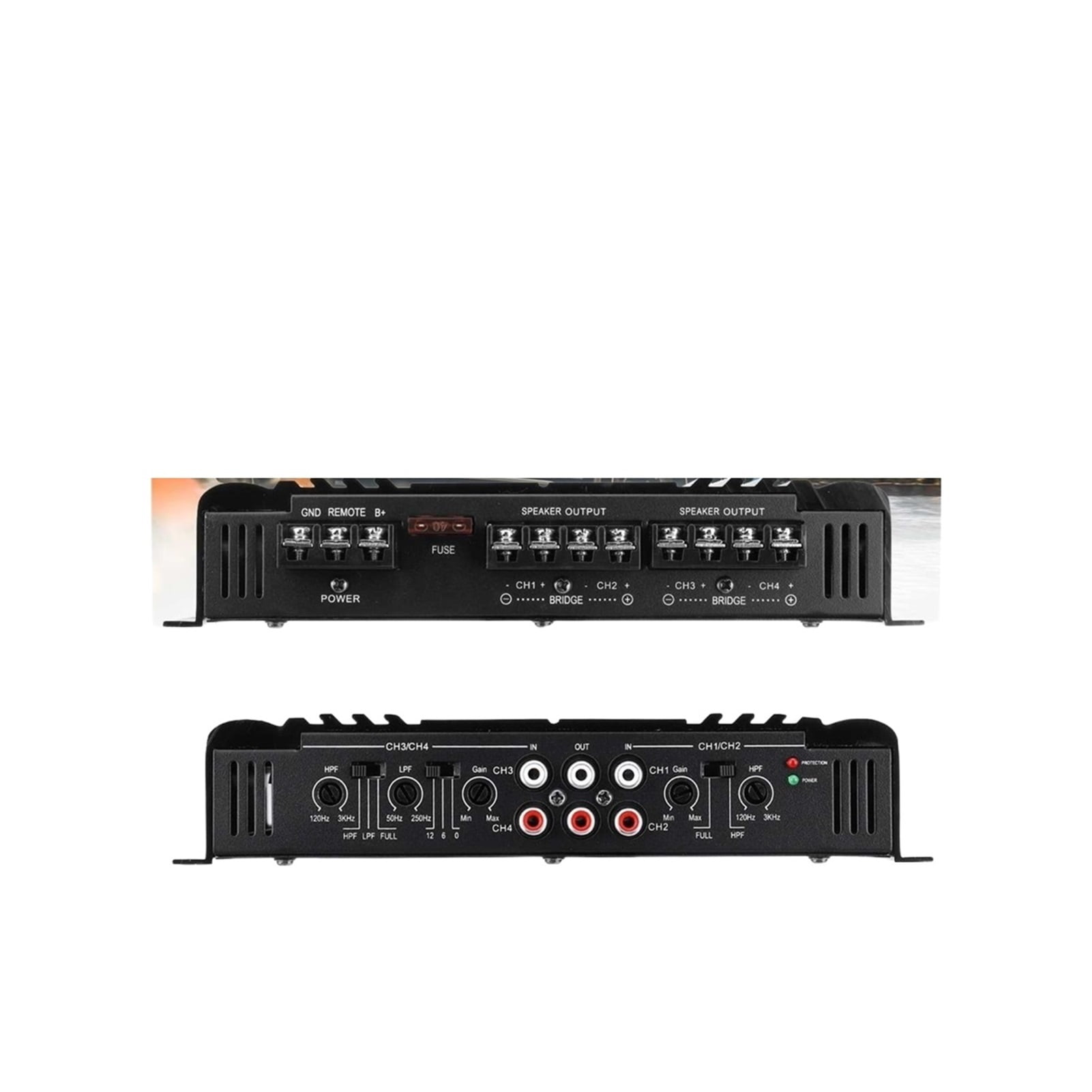 7900W 4 Channel Car Amplifiers Subwoofer Speaker Audio Amplifier ...