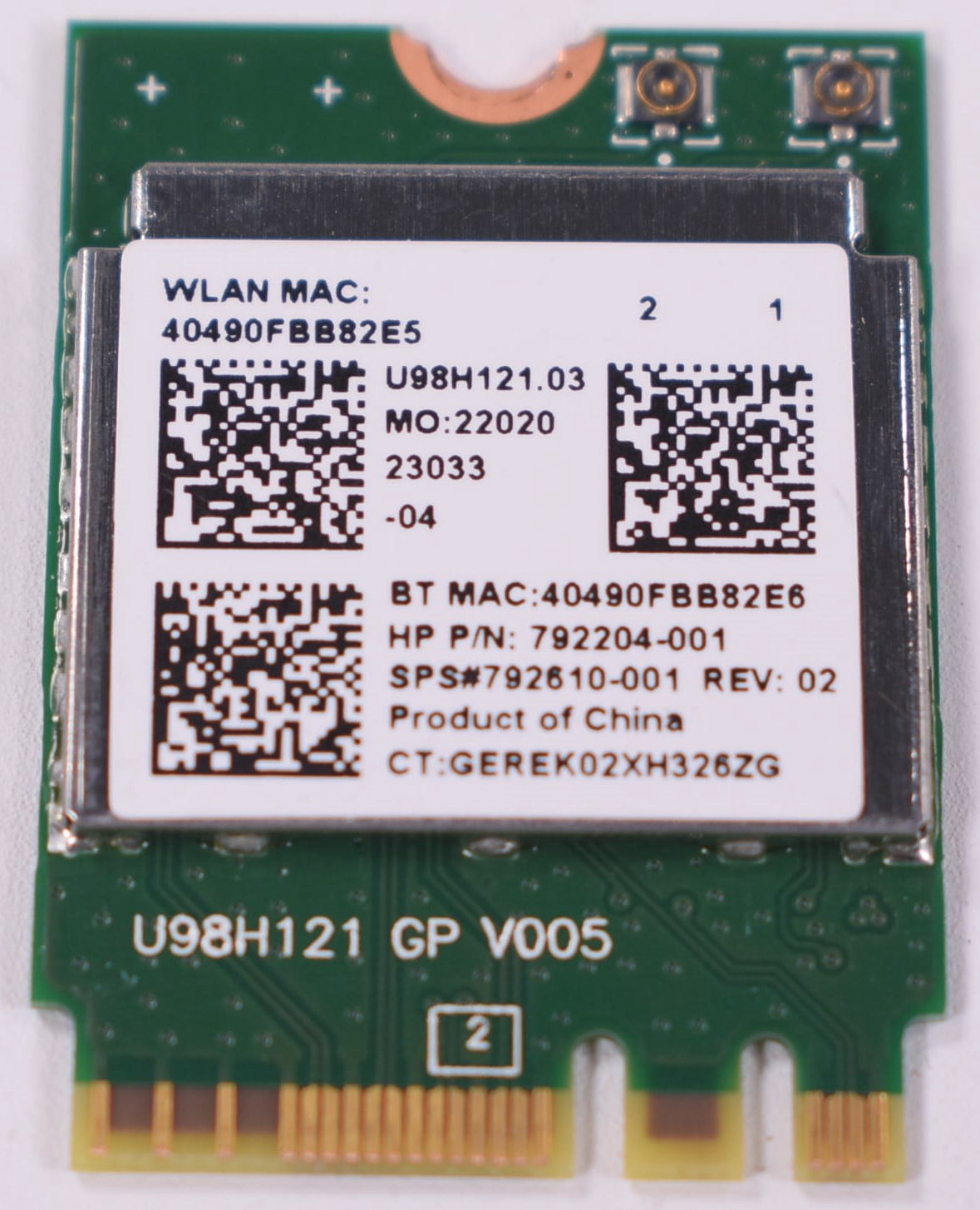 792204-001 Hp Wireless Card 22-A113W 23-Q113W 23-Q114 - Walmart.com