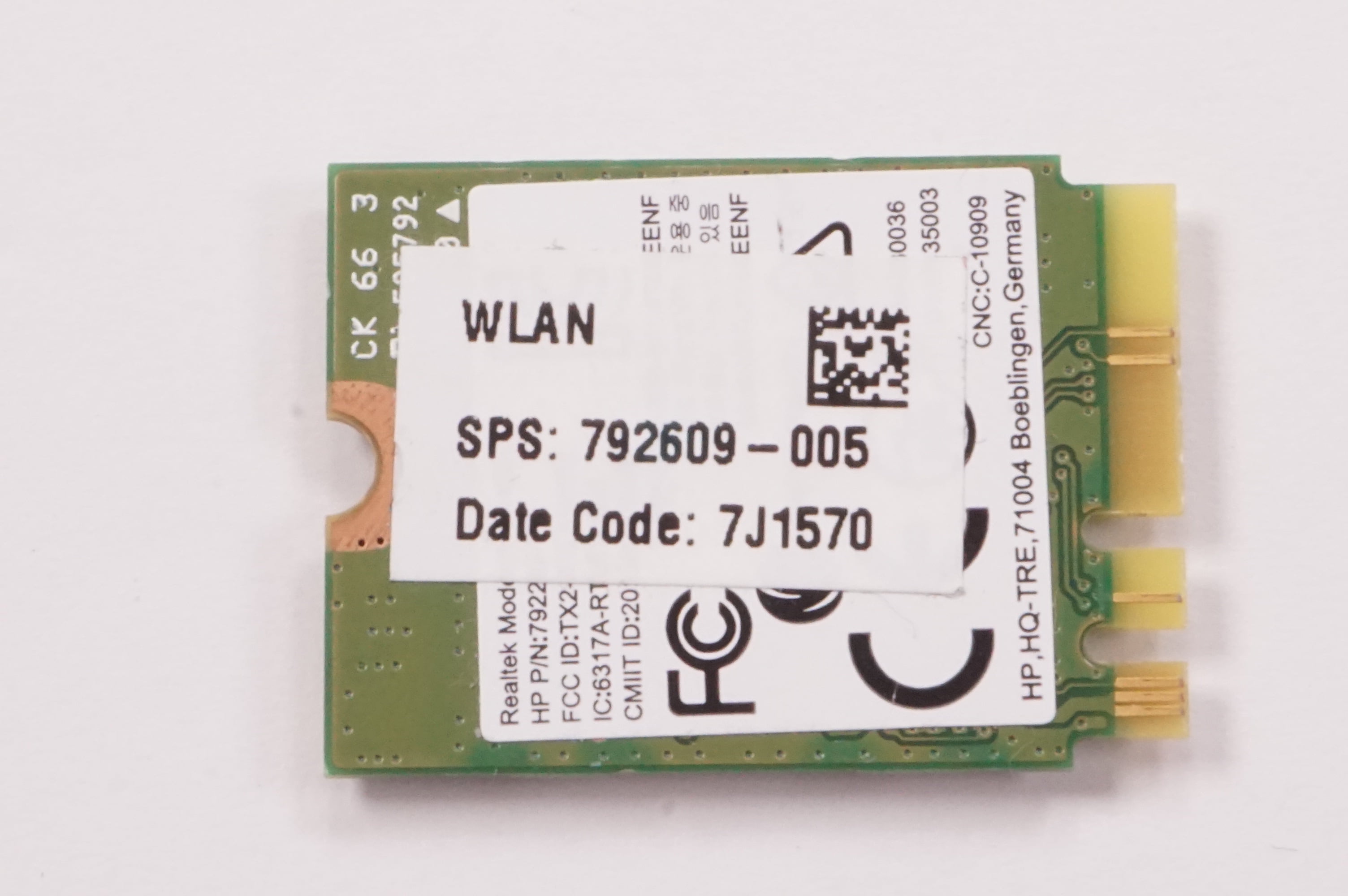 792609-005 Hp Wireless Card 15-AC133DS 14-ac154nr 14-af180nr 15-AB136CY ...