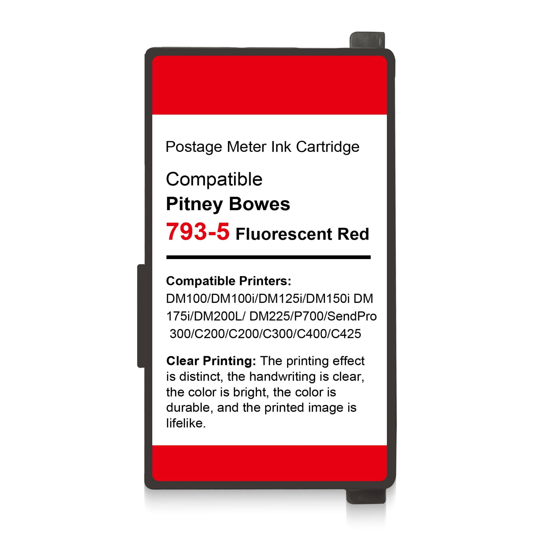 793-5 Red Ink Cartridge Replacement for Pitney Bowes 793-5 Ink Tank ...