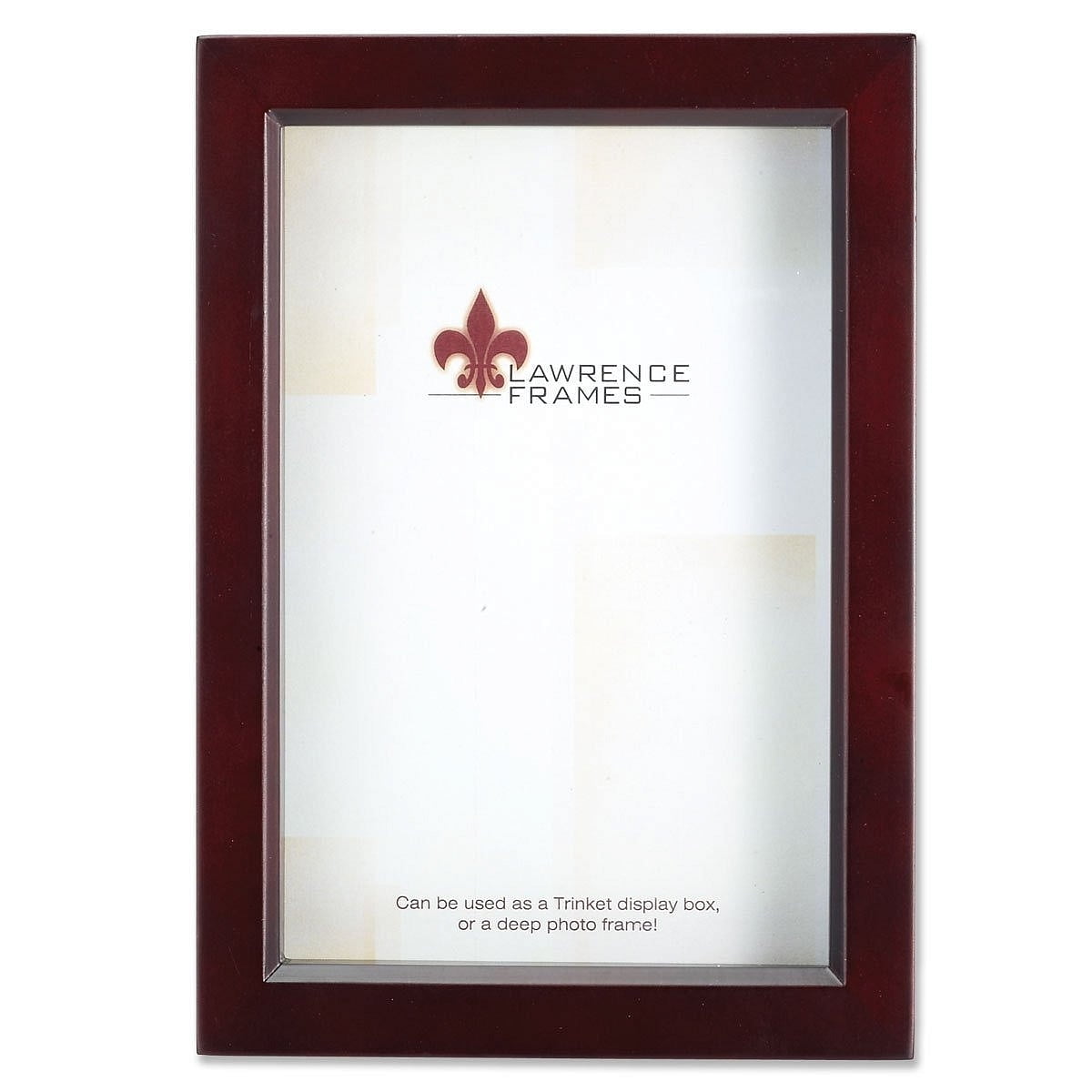 795146 Espresso Wood Treasure Box Shadow Box 4x6 Picture Frame ...