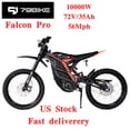 79BIKE Falcon Pro Adult Off-Road Electric Dirt Bike,10000W Motor,56 MPH ...