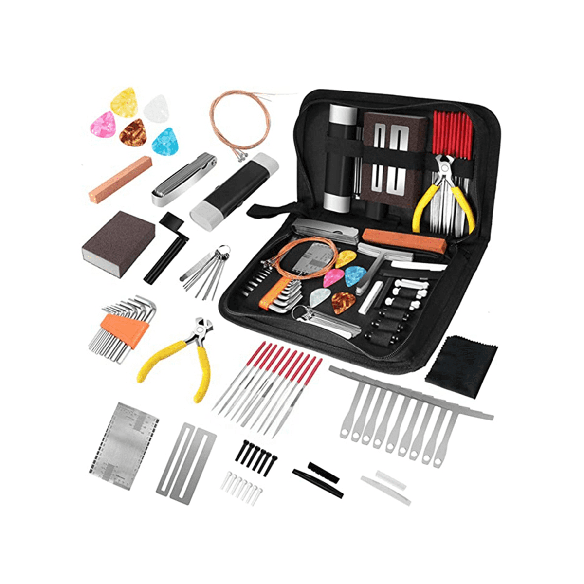 79Pcs Guitar Tool Kit, Guitar Accessories Guitar Repair Kit with Guitar ...