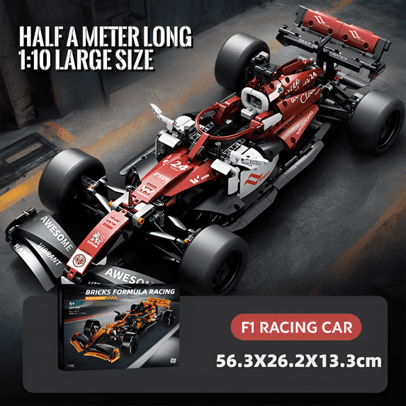 79TOYS F1 Racing Car Technical Building Block, Building Toys for Boys ...