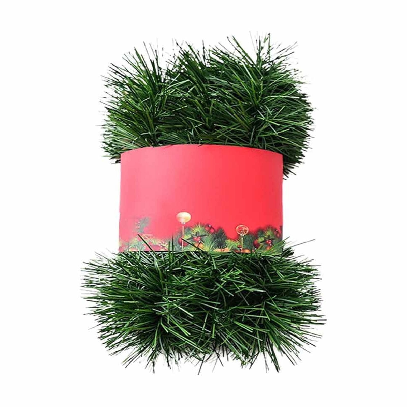 79in Pre-lit Christmas Green Garland Upgrade,Lighted Artificial ...