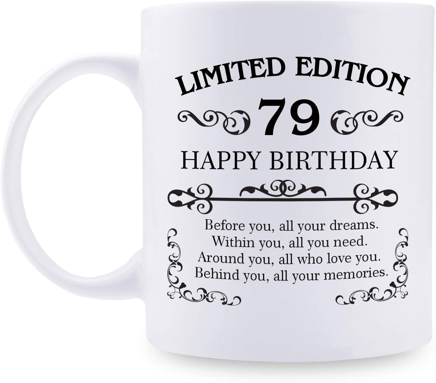 79th Birthday Gifts for Women Men - 11 oz Coffee Mug - 79 Year Old ...