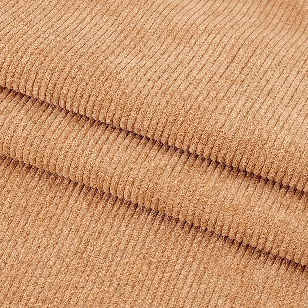 79x59 Inch Corduroy Fabric Solid Plain Thick Stretch Corduroy Material ...