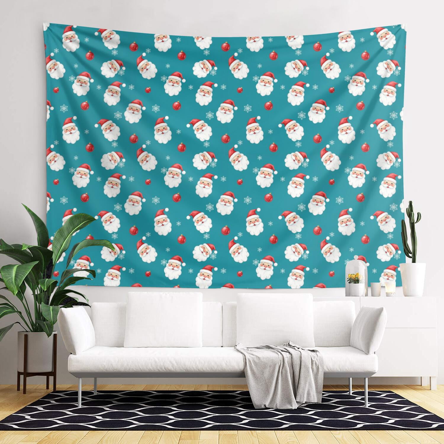79x60 Inch Rectangle Wall Tapestry for Indoor & Outdoor, Living Room ...