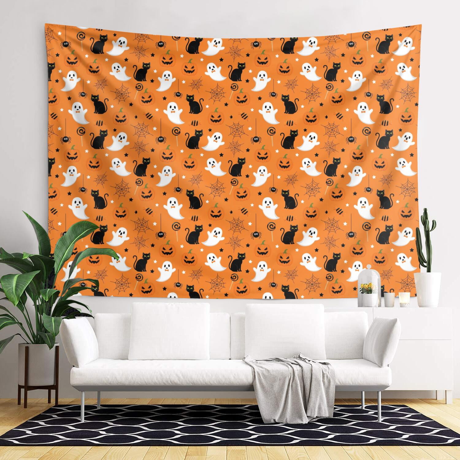 79x60 Inch Rectangle Wall Tapestry for Indoor & Outdoor, Living Room ...