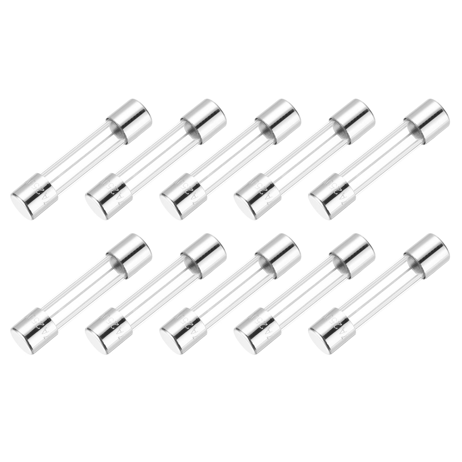7A 250V Glass Fuses 5x20mm Time Delay Fuses Slow Blow Fuses(Pack of 10 ...