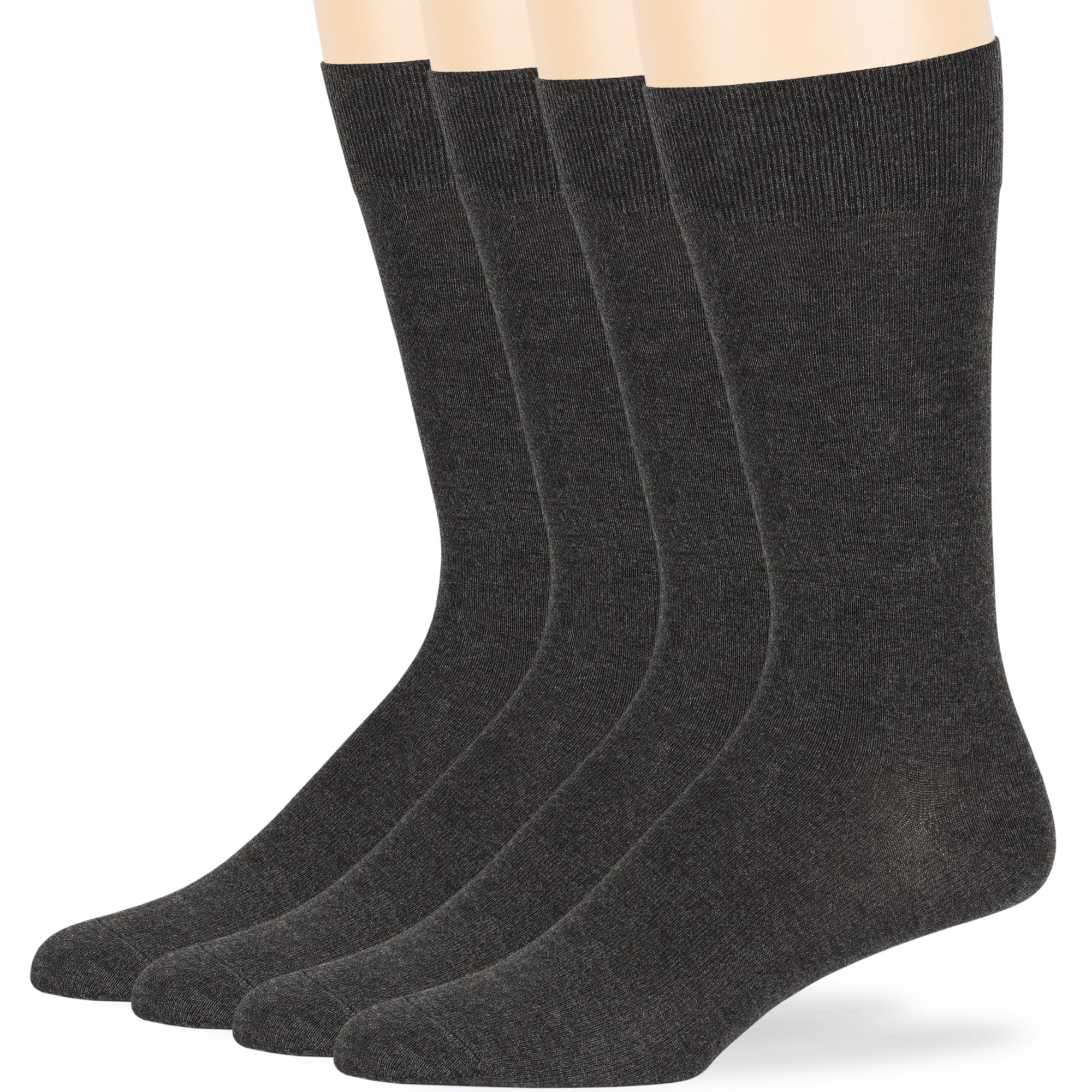 7BIGSTARS KINGDOM Men Seamless Bamboo Big and Tall Dress Socks - 4 Pack ...
