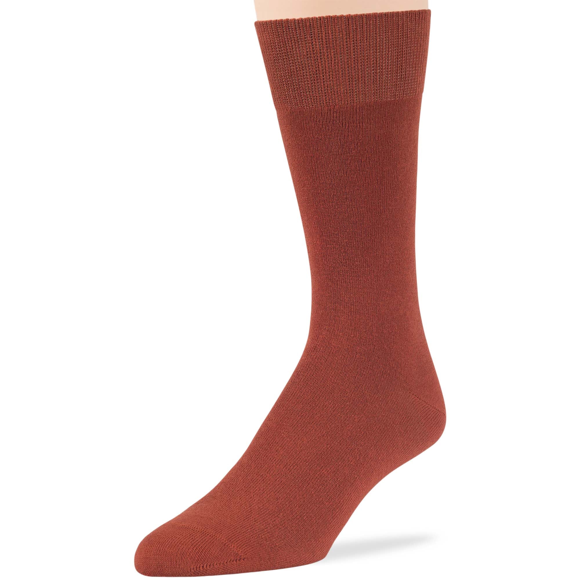 7BIGSTARS KINGDOM Men's Cotton Dress Socks - 6 Pack Large - Solid ...