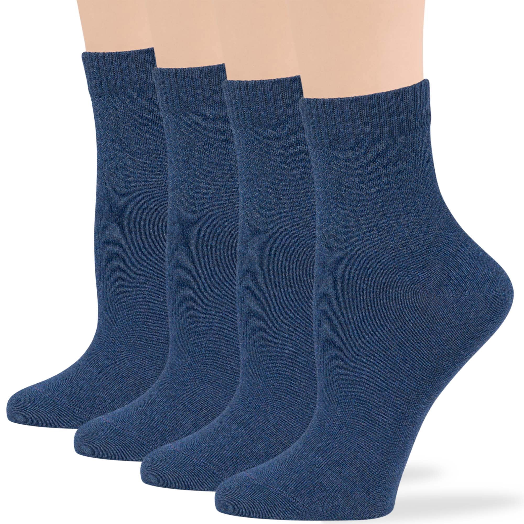 7BIGSTARS KINGDOM Women's Cotton Diabetic Quarter Non-Binding Extra ...