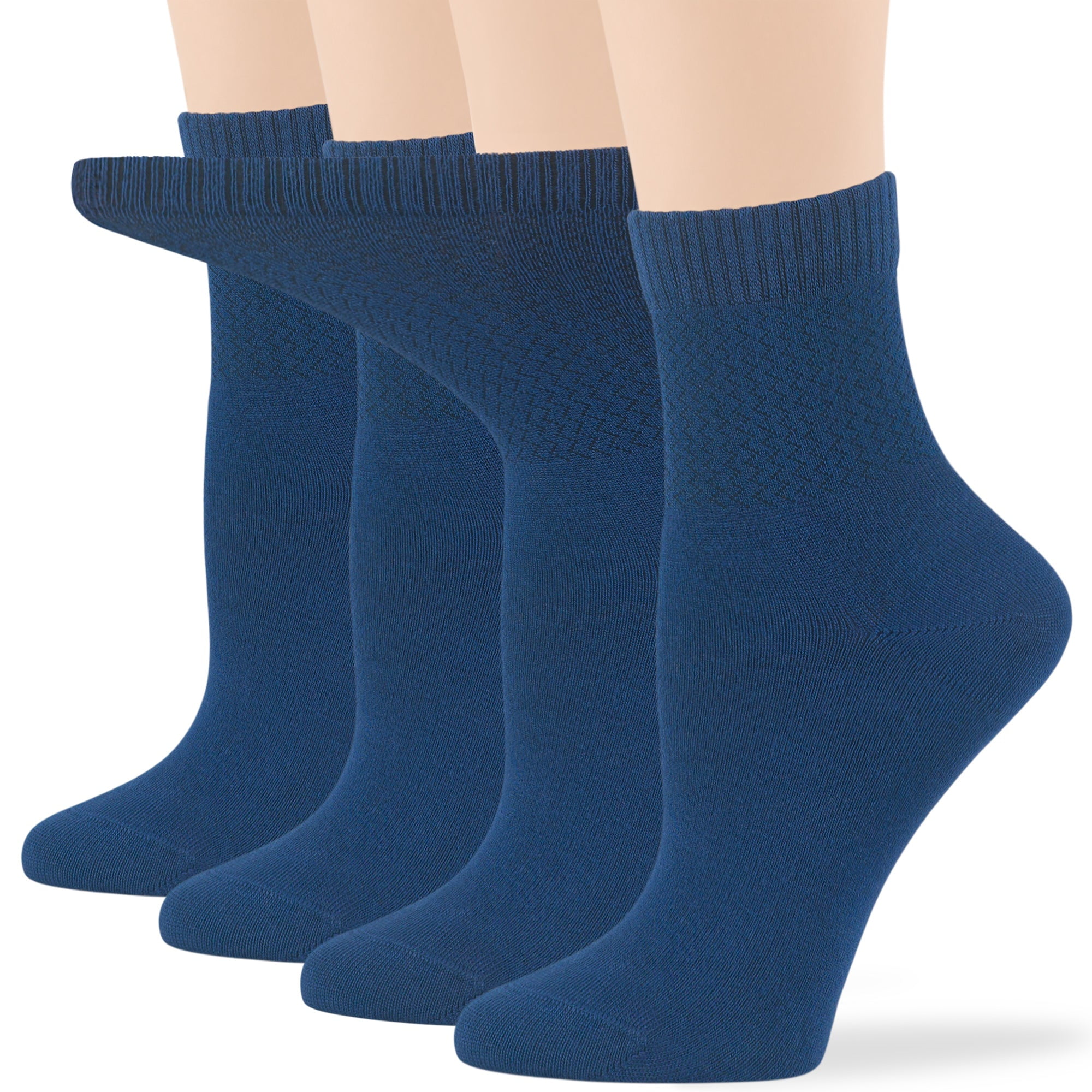 7BIGSTARS KINGDOM Women's Seamless Bamboo Diabetic Ankle Socks, Non ...