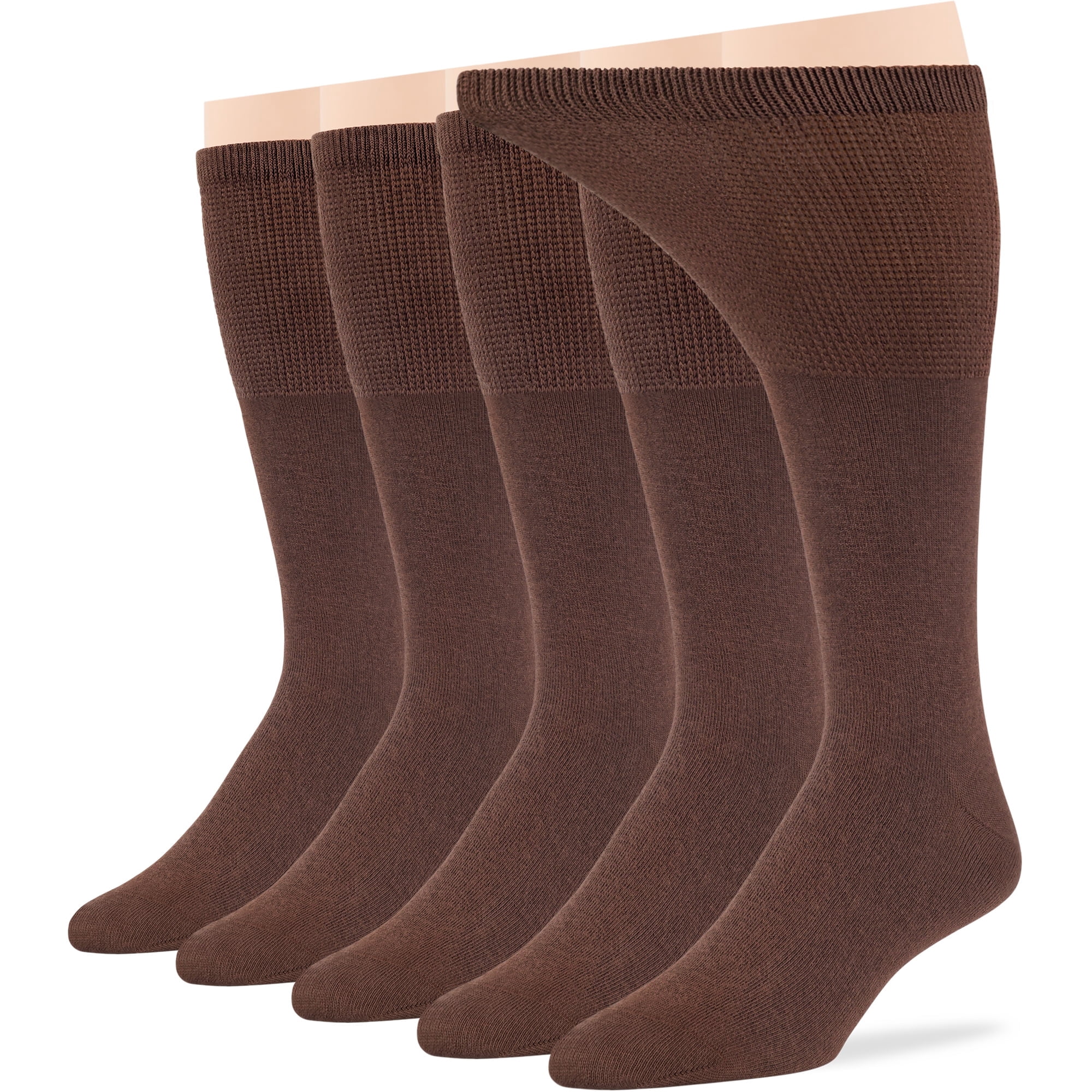 7BigStars Kingdom Men's Diabetic Seamless Cotton Mid Calf Socks - 5 ...
