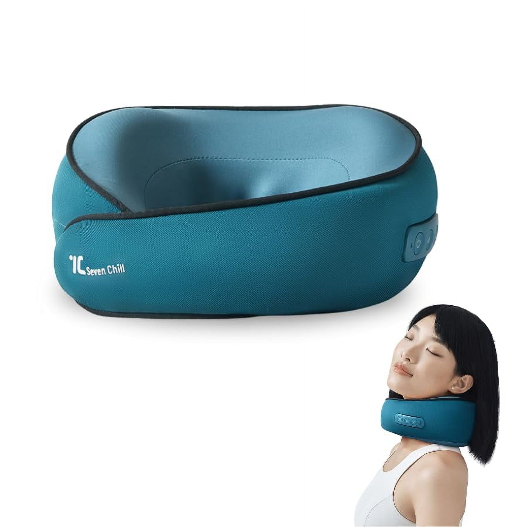 7C Neck Massager Shiatsu DHF10 with Heat: Electric Cervical Pillow Deep ...