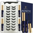 7C SevenCrown Magnetic Eyelashes with Eyeliner Kit, 3D Cat-Eye Magnetic ...