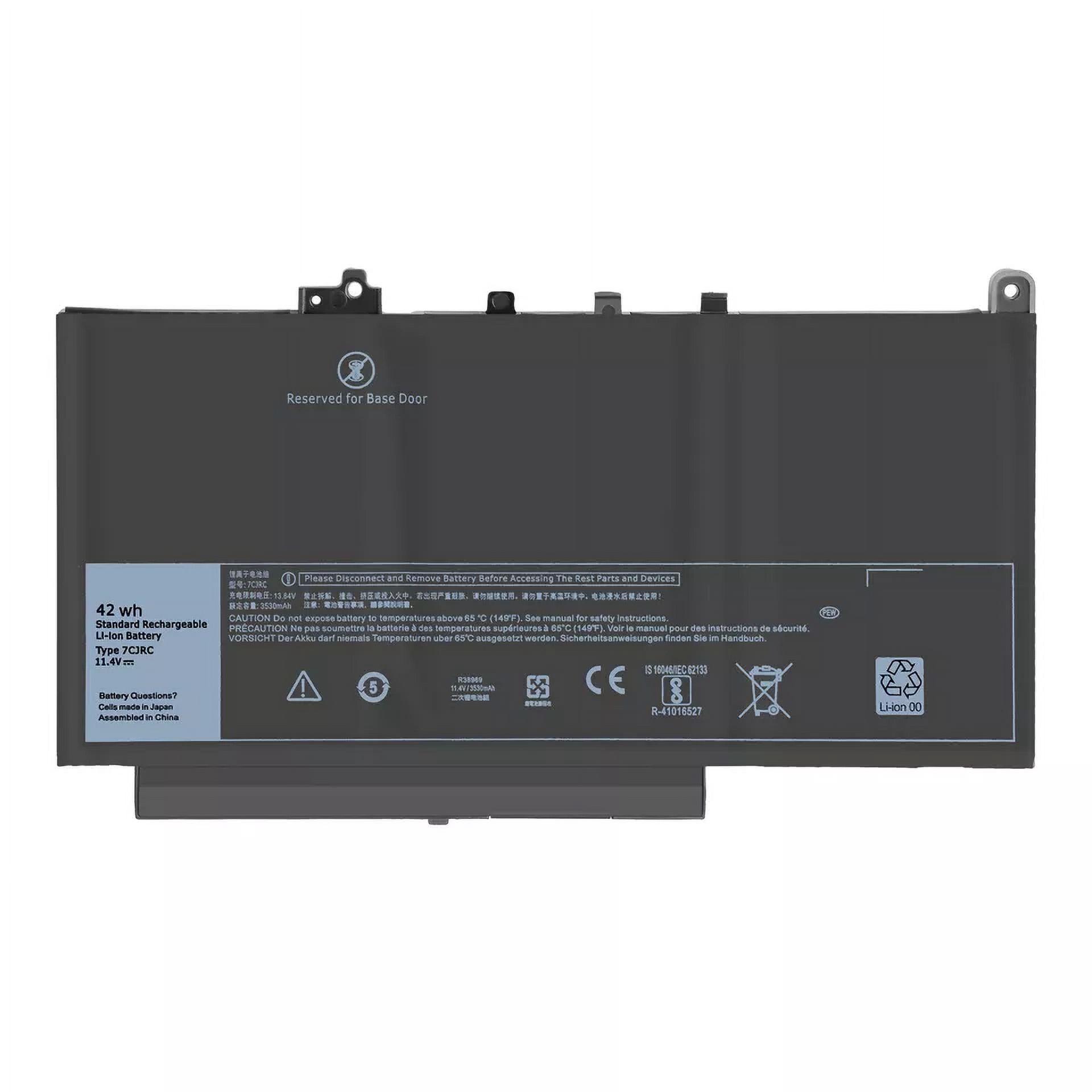 7CJRC Laptop Battery For Dell Latitude E7270 E7470 KNM09 21X15 TX283 ...