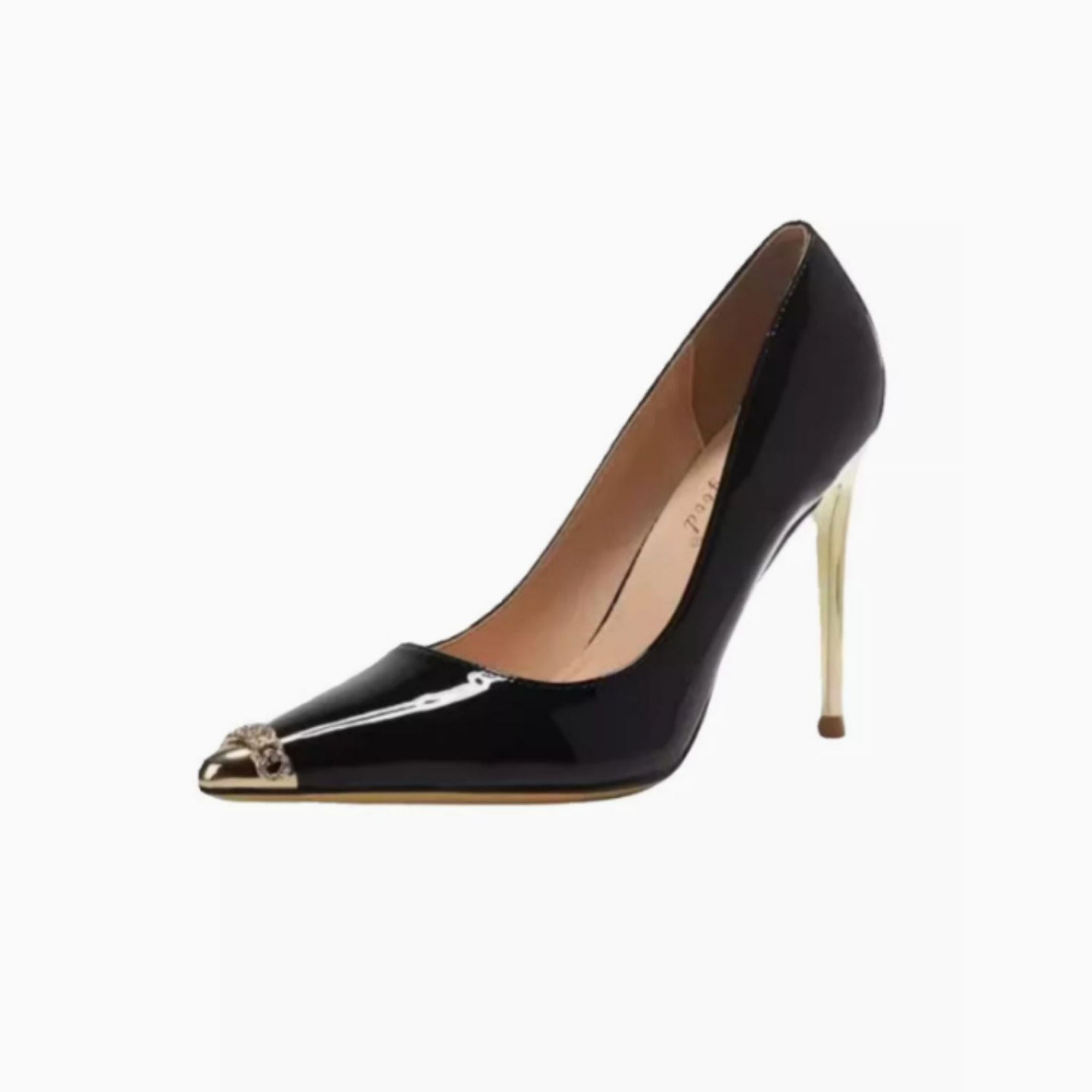 7Cm high heels, women's shoes, summer, pointed stiletto, black, small ...