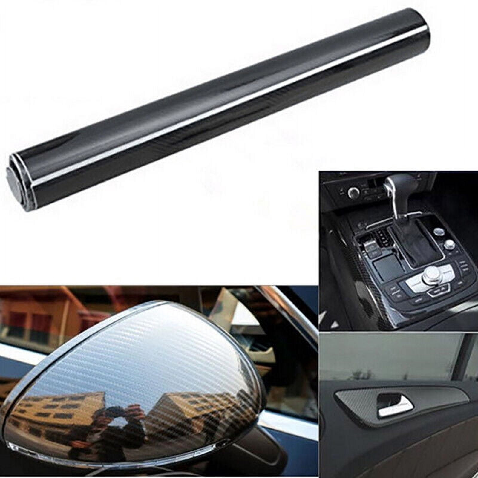 7D Glossy Carbon Fiber Vinyl Film - Car Interior Wrap Sticker (1 Piece ...