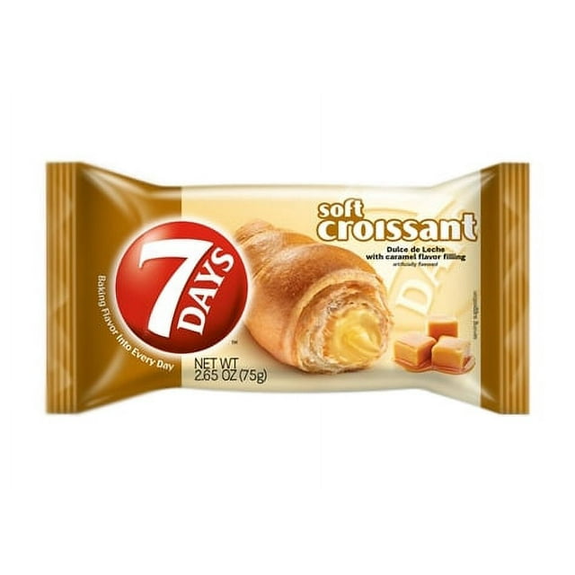 7DAYS SOFT CROISSANT WITH DULCE DE LECHE (CARAMEL) FILLING (6 PACK ...