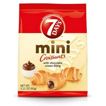 7Days Soft Croissant Variety Pack, Chocolate, Vanilla, Strawberry ...