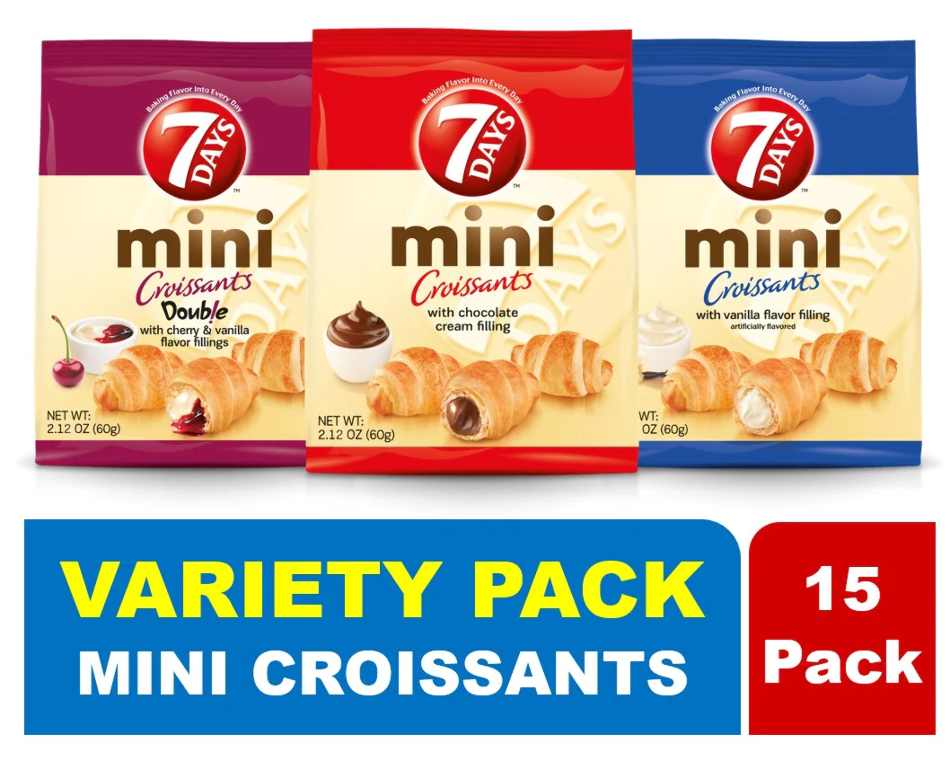 7Days Soft Croissant, Chocolate Croissant, Breakfast Pastry Snacks ...