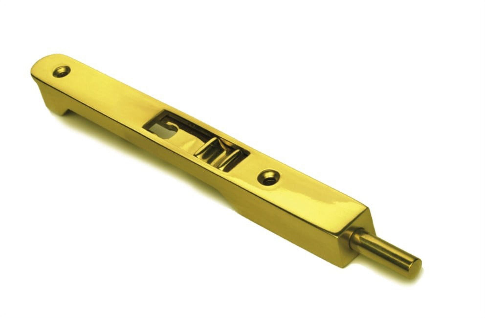 7FBR3 7" Flush Bolt; Heavy Duty; Bright Brass Finish - Walmart.com