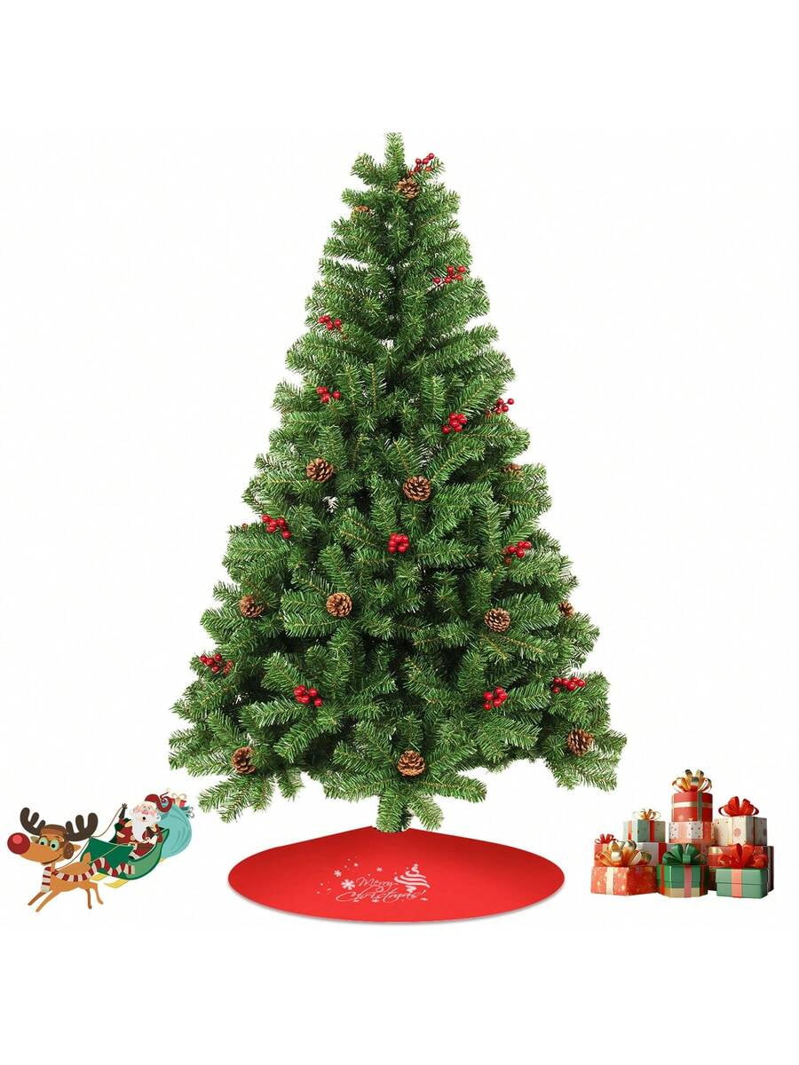 7FT/8FT Premium Unlit Hinged Spruce Christmas Tree - 1000/1300 Branch ...